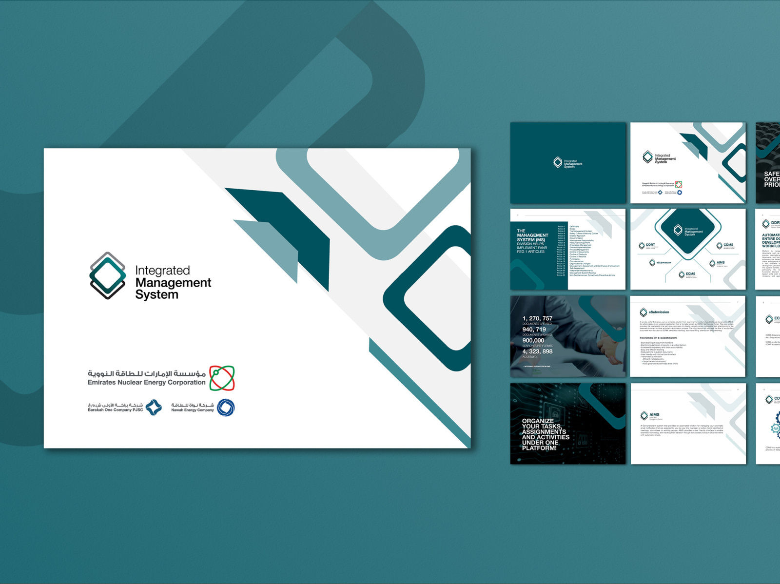 Integrated Management System - Brochure by Abhimanyu Lankayil on Dribbble