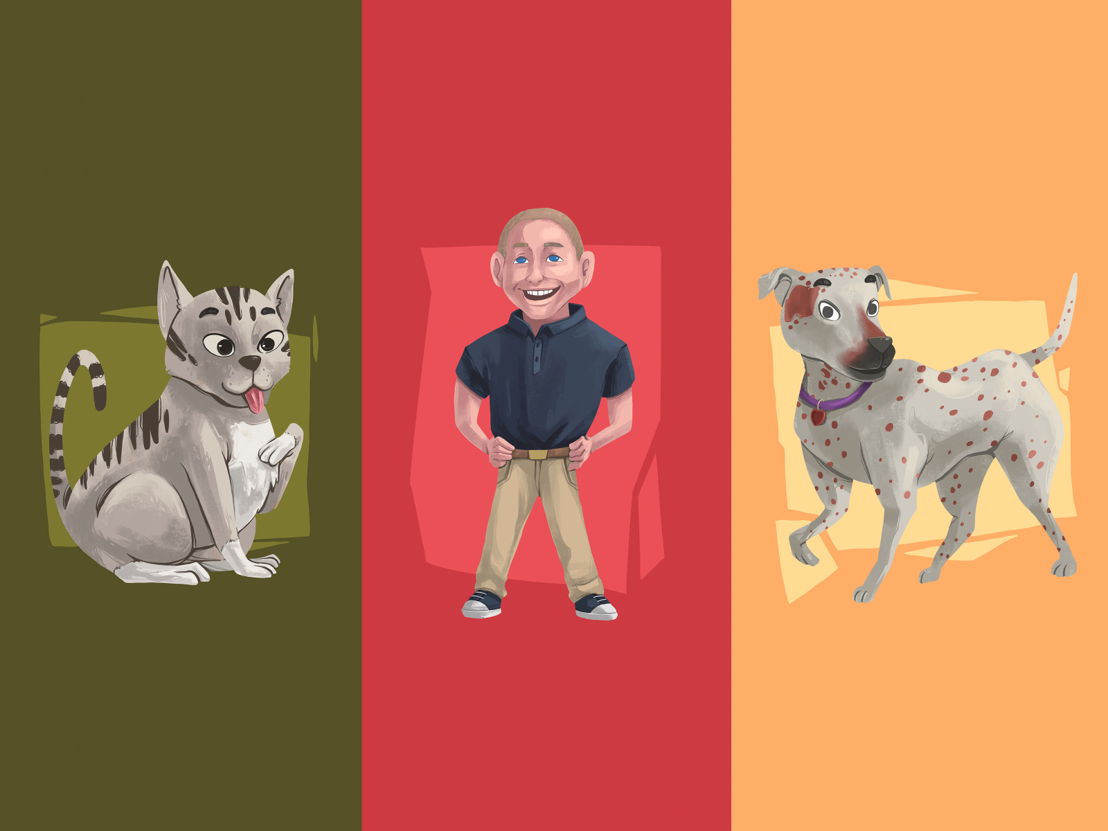 Family Character Design by Toy Poe on Dribbble