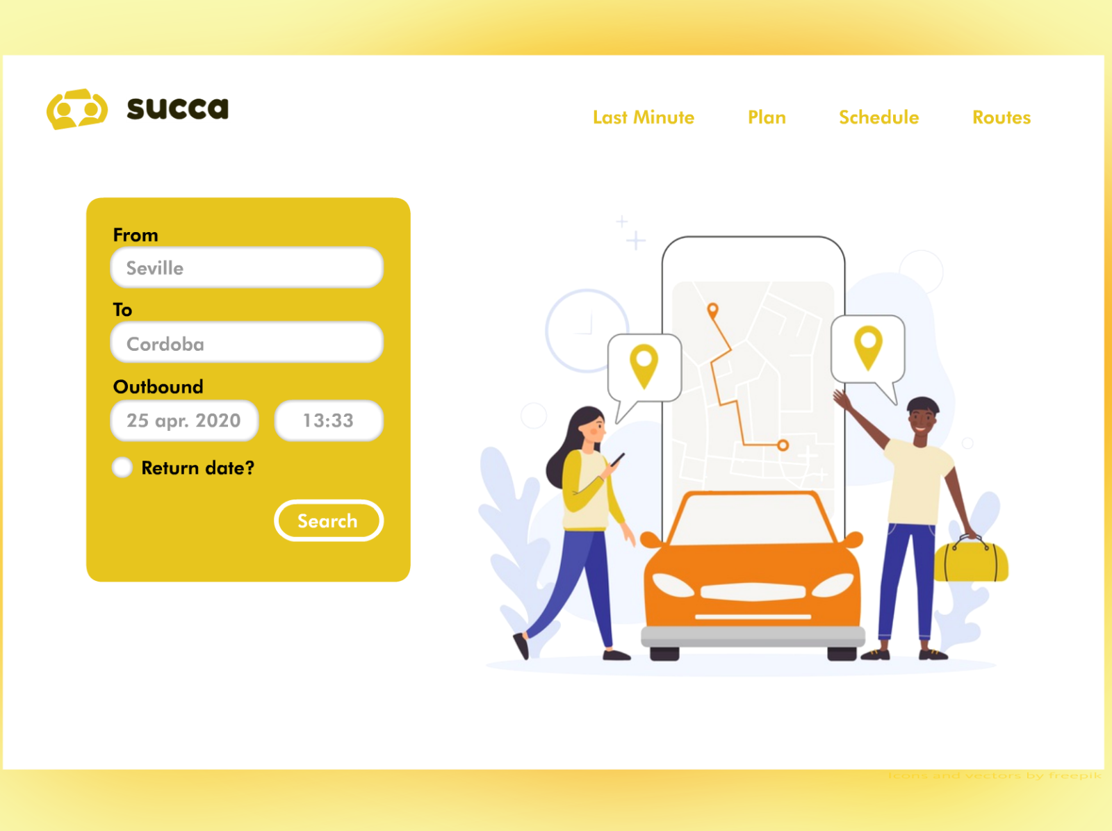 Carpooling web concept by Indiana Yourself on Dribbble