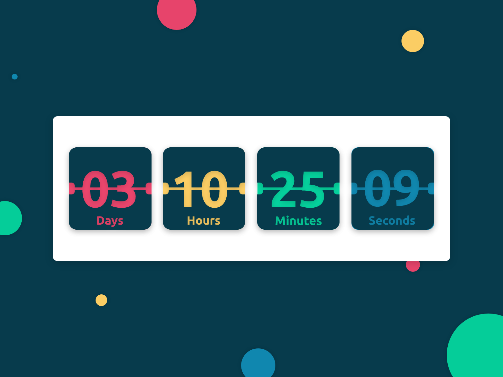 Daily UI 014: Countdown Timer (Dark Mode) by Joshua Schell on Dribbble