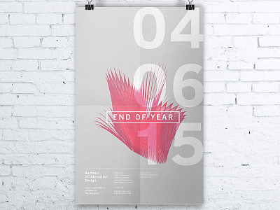 End Of Year Poster by Riley Co on Dribbble