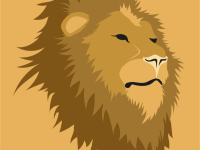 lion head by Kenny D. on Dribbble