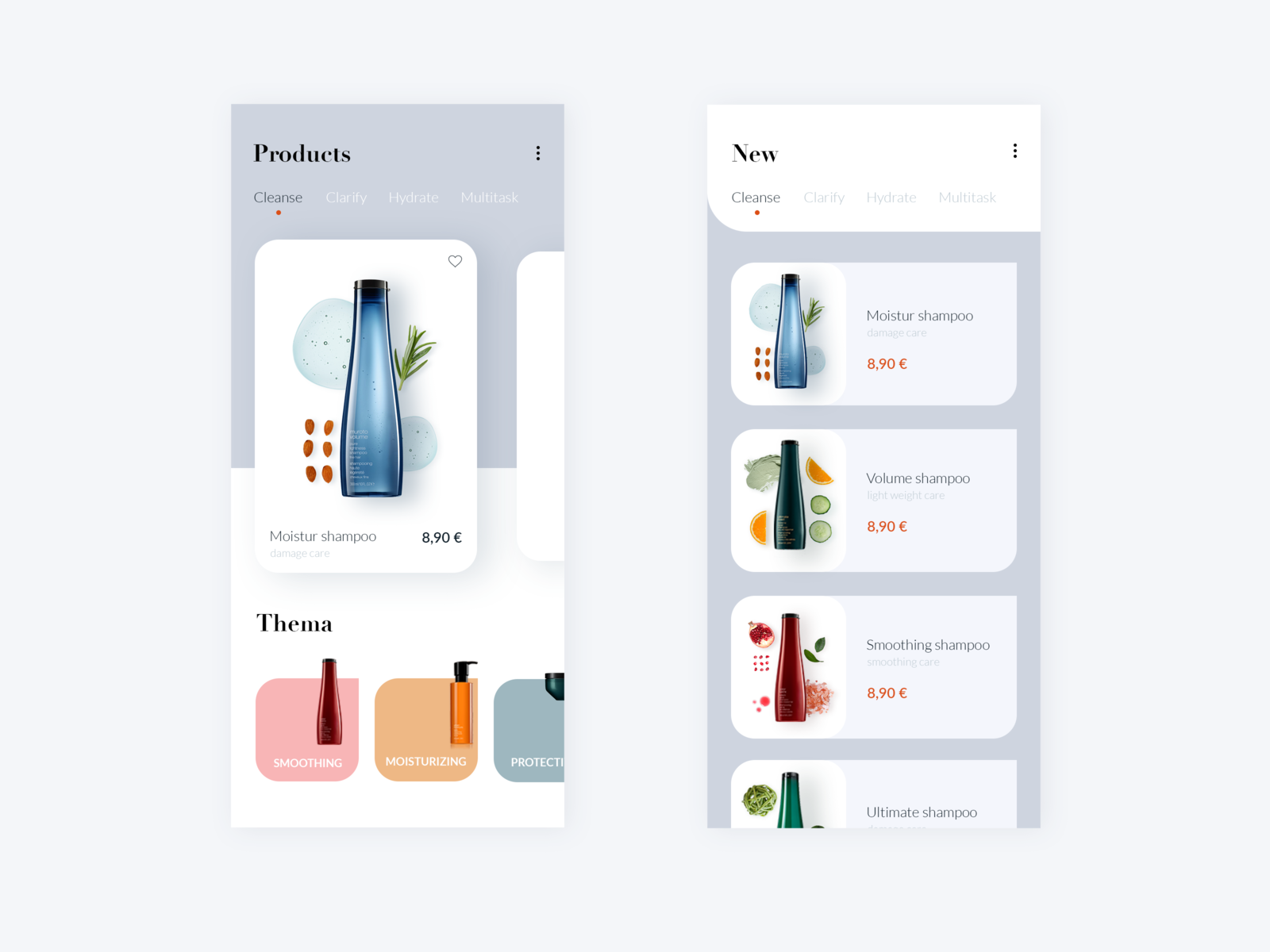 Clean and simple UI by bitfuel on Dribbble