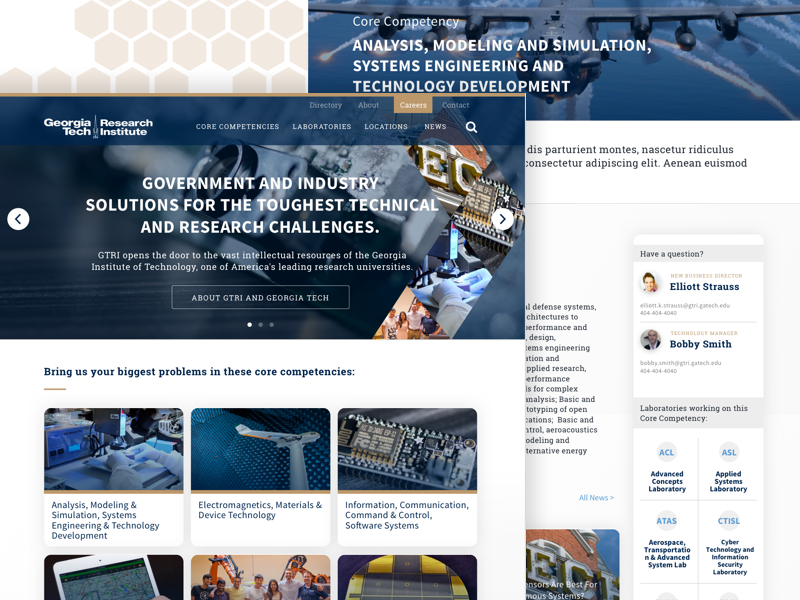 Georgia Tech Research Institute by Elliott Strauss on Dribbble