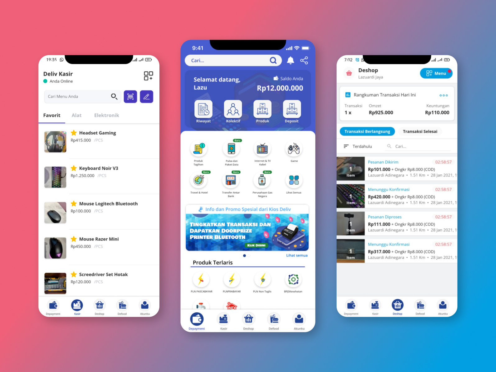 UI Mobile App (Payment Point Bank, Cashier, Ecommerce) by Muhammad ...