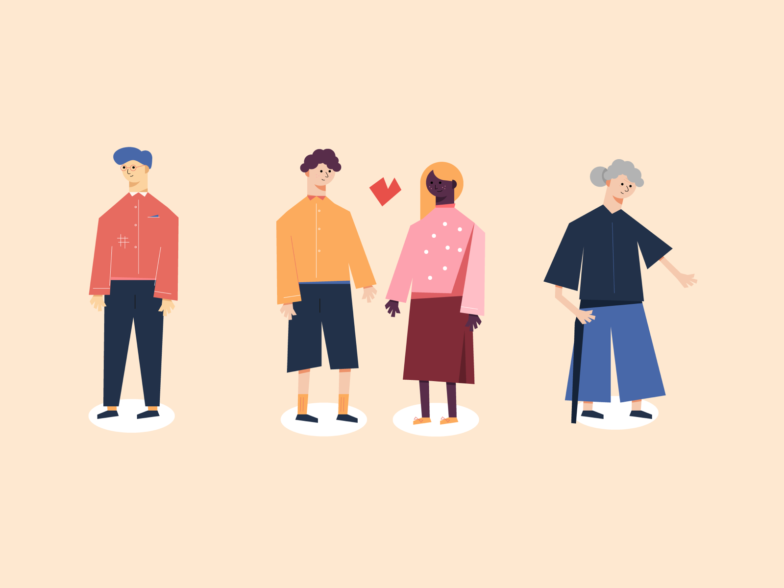 Characters exploration by Lennon Cheng on Dribbble