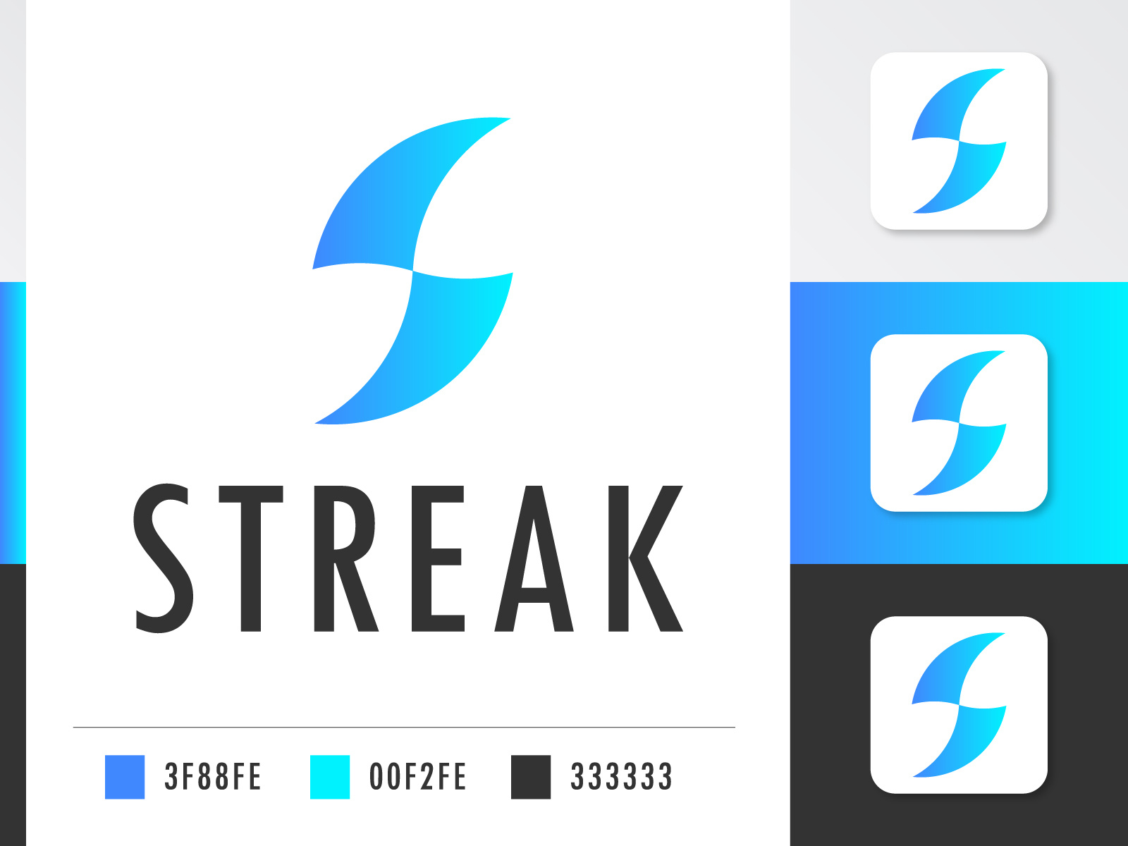 Streak Logo by Bhavin Kriplani on Dribbble