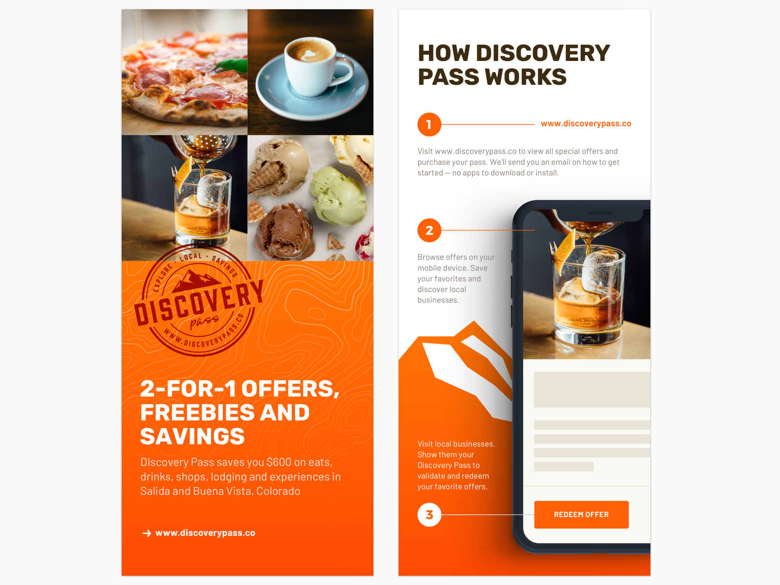 Discovery Pass Rack Card by Nik Rowell on Dribbble