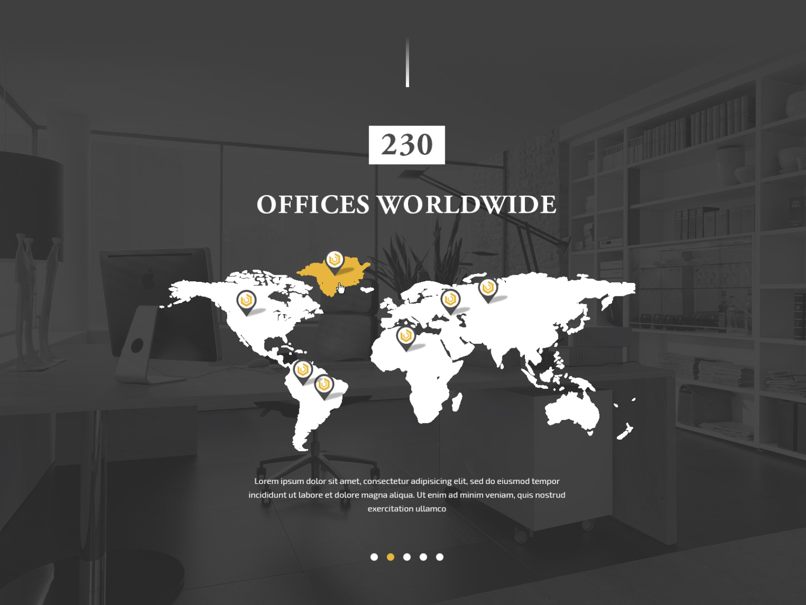 Worldwide map with interaction feature by UXIS on Dribbble