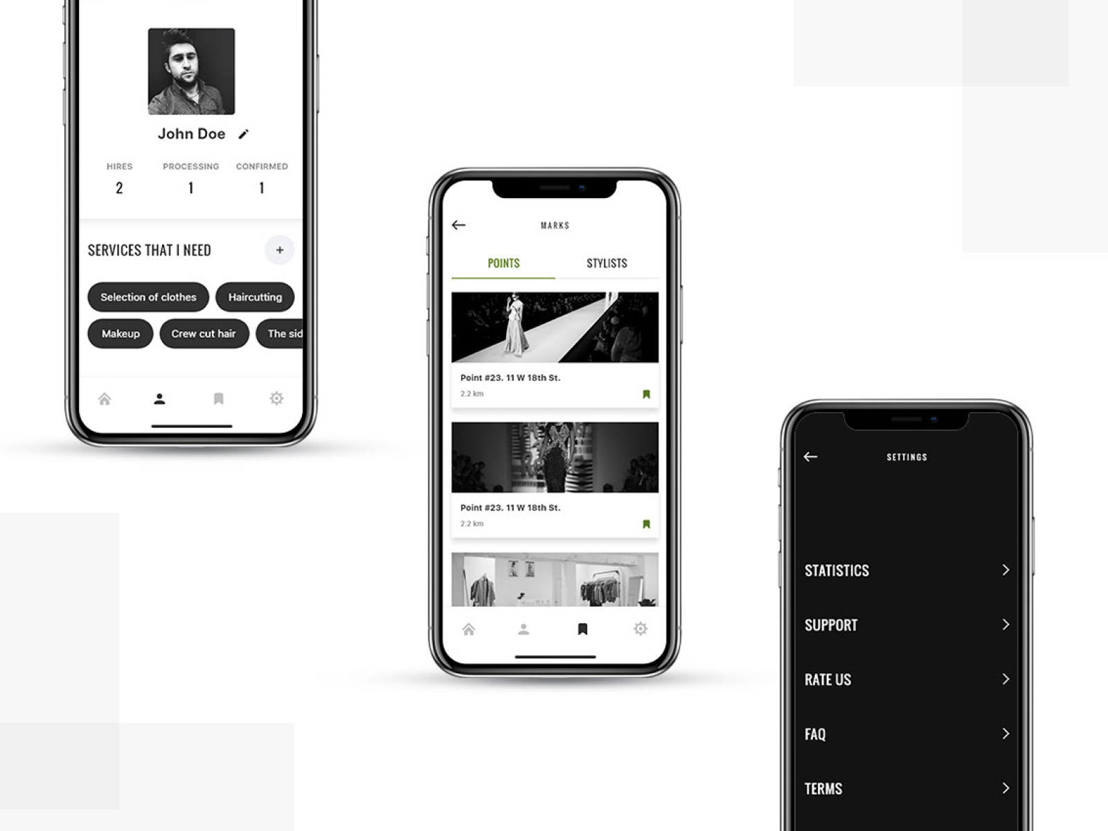 Main Screens Of Mobile App by UXIS on Dribbble