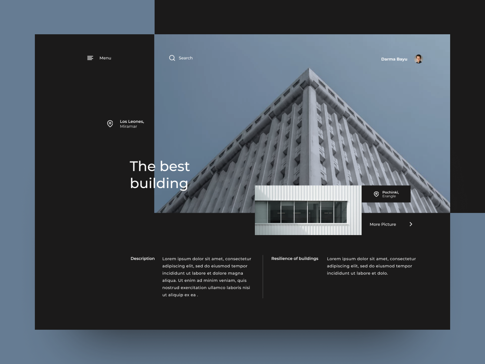 UI Exploration Building by Darma Bayu on Dribbble