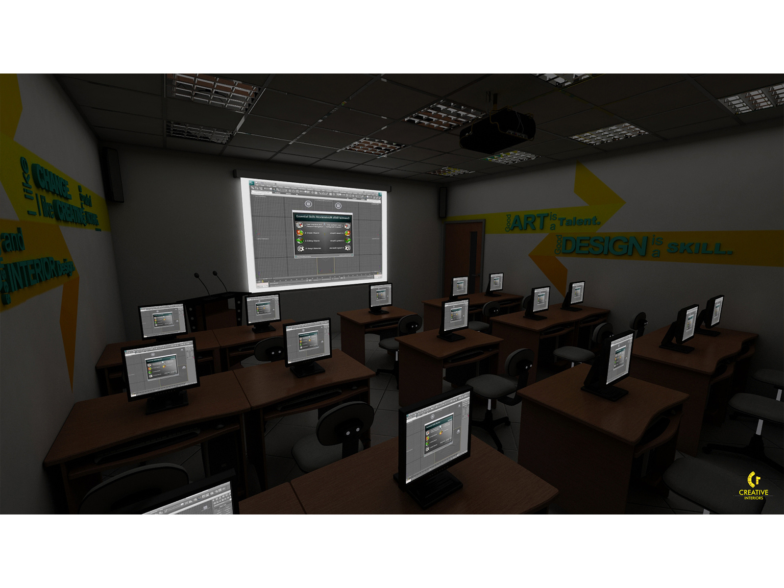 Computer Lab by Muhammad Naeem on Dribbble