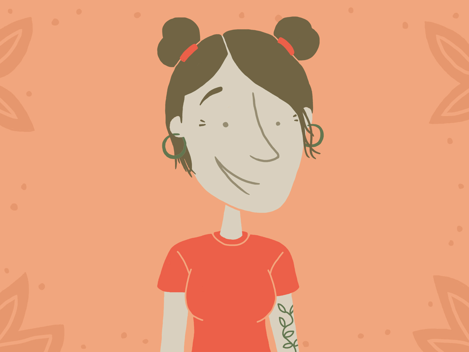 Cool Girl Illustration by María Florencia Molina on Dribbble