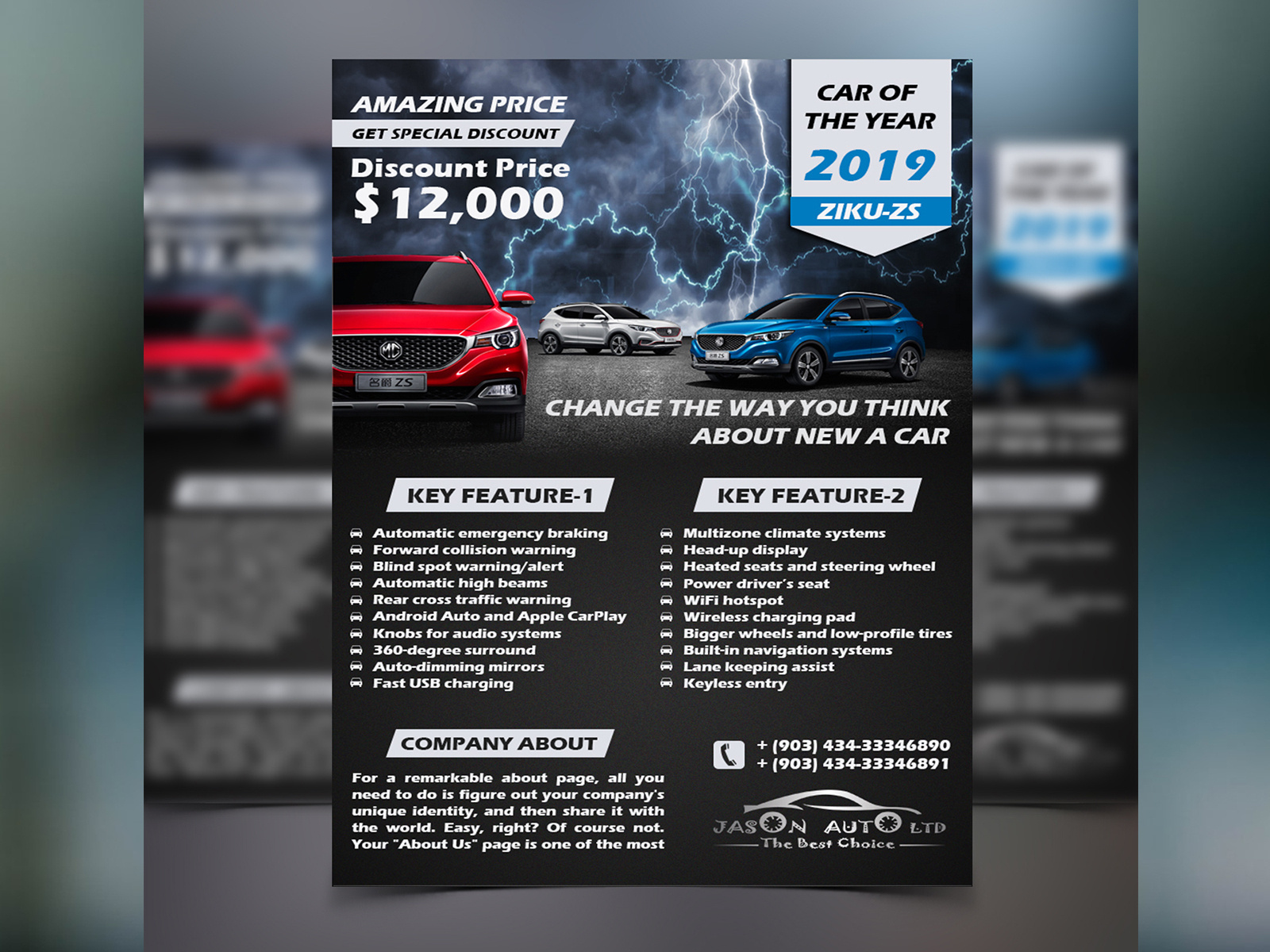 Car Flyer Design by Md. Jahangir Alam Shohagh (Jason) on Dribbble