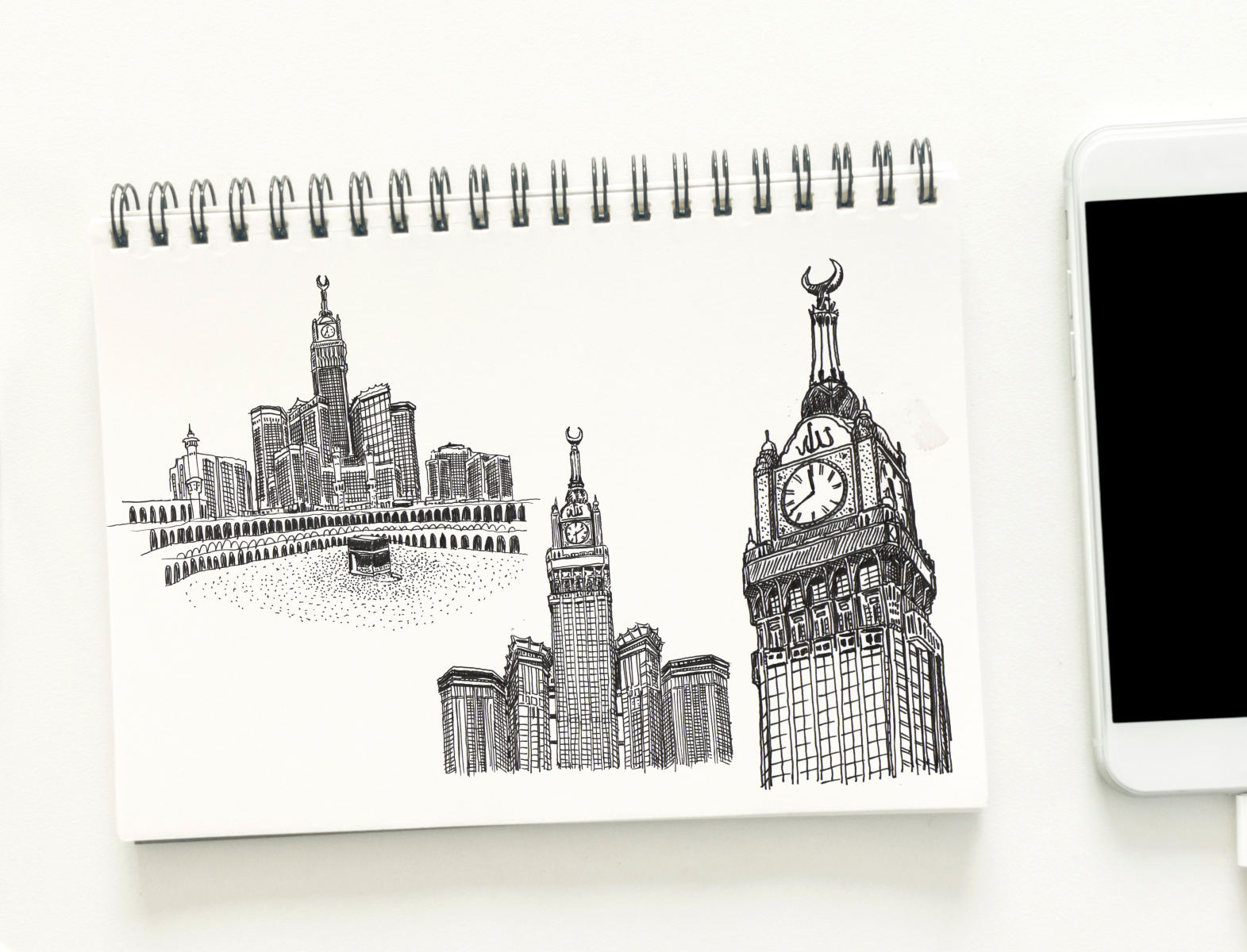 Zam-zam Tower Sketch by Fadhel Habib Siregar on Dribbble
