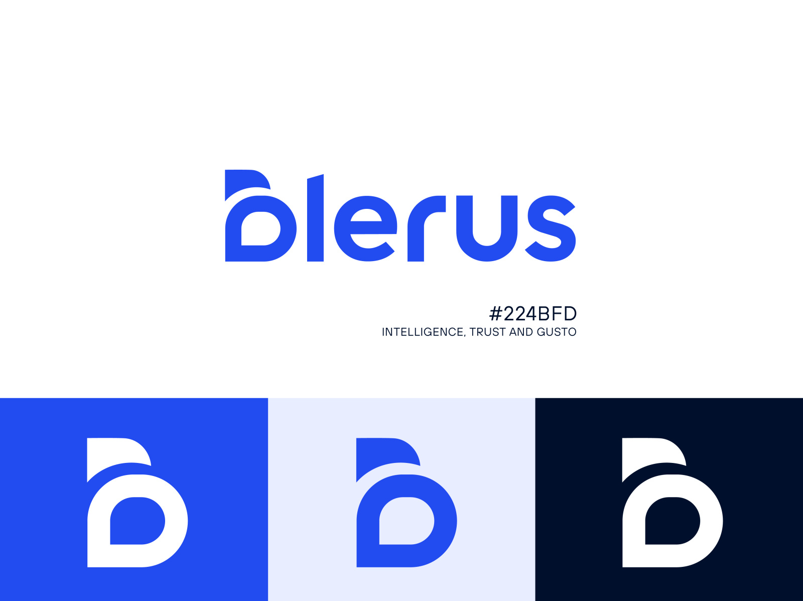 blerus logo application by Bledi Rusi on Dribbble