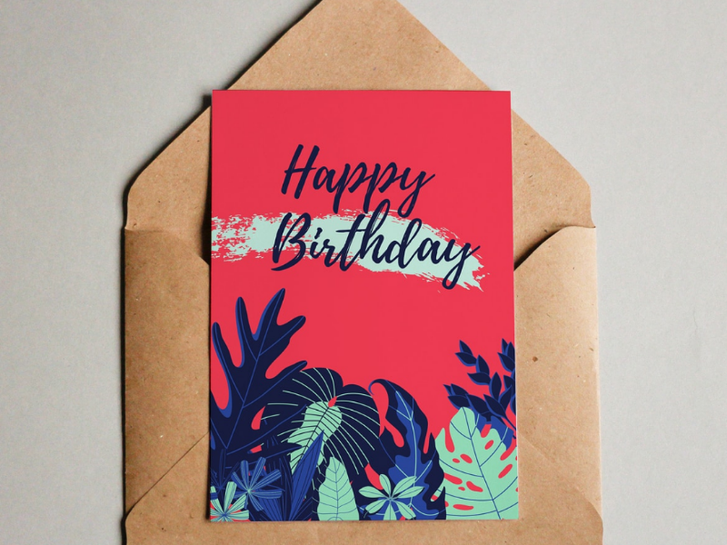 Birthday card design by Sapna Kissoondoyal on Dribbble