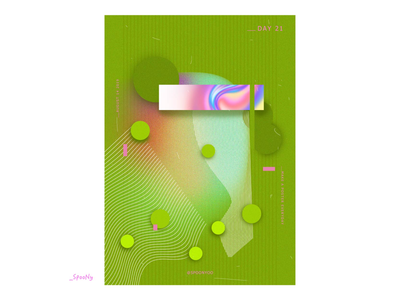 Daily Poster Design _21 by SpooNy on Dribbble