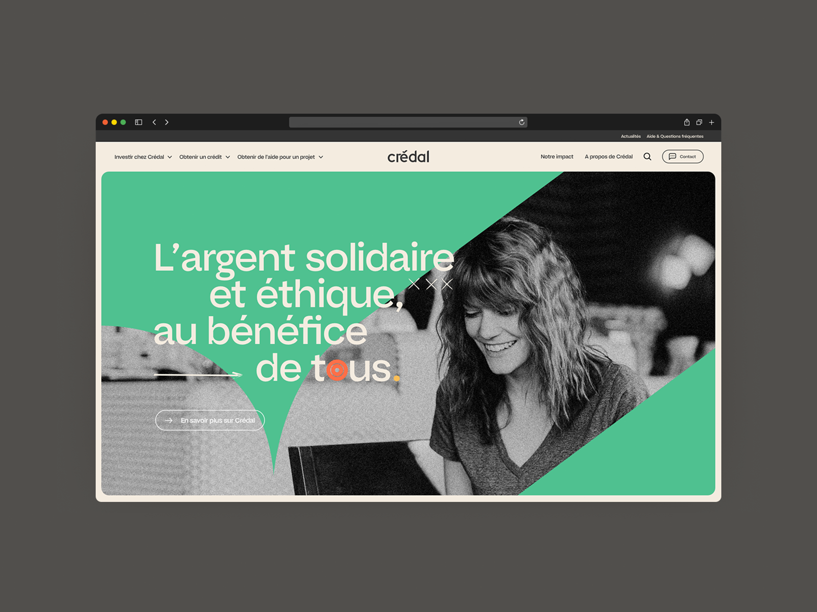 Crédal Website by unanim.studio on Dribbble