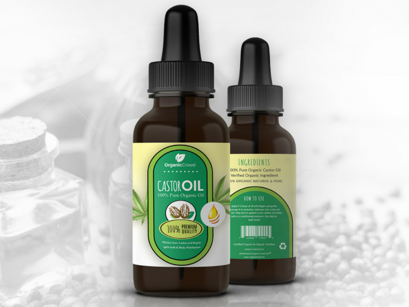 Castor Oil Packaging by Mohsin Ahmed on Dribbble