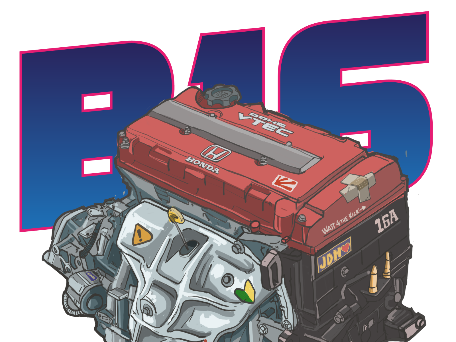 b16 engine design by Raulo Vera on Dribbble