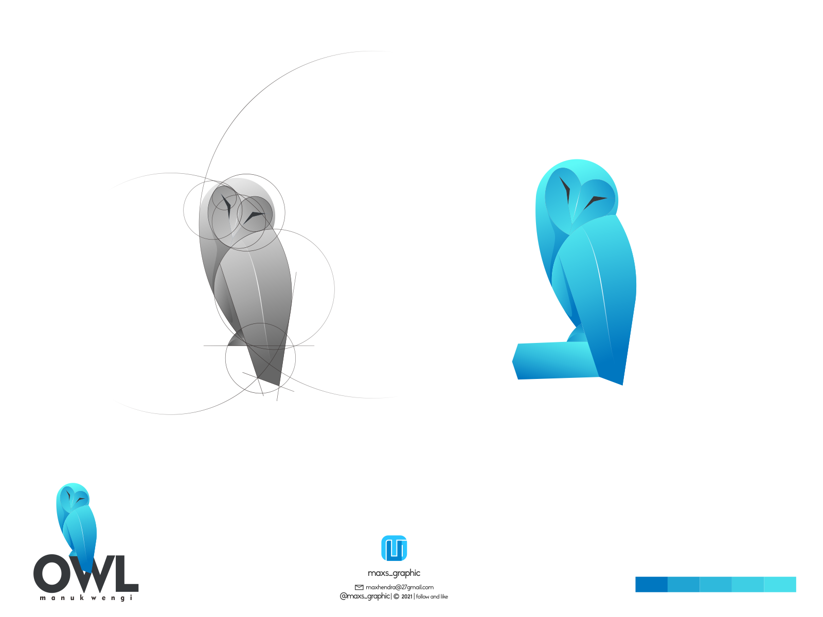 owl logo by MAXSTRIM_GRAPICH on Dribbble