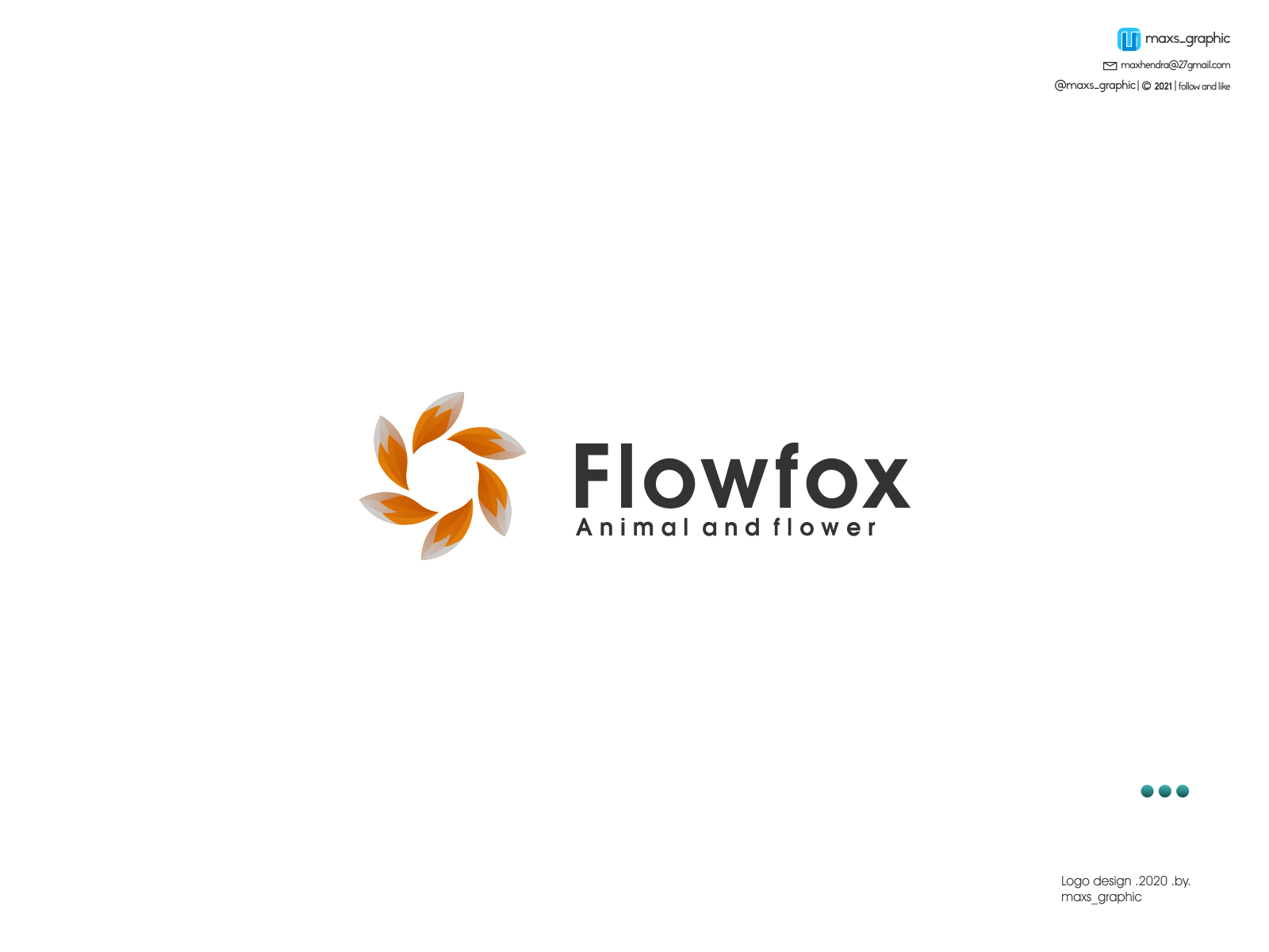 Flowfox logo by MAXSTRIM_GRAPICH on Dribbble