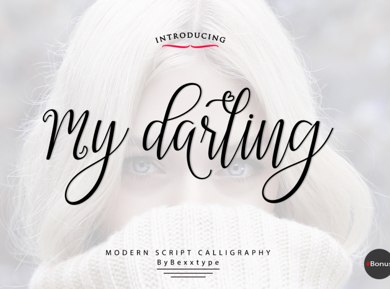 My Darling Script + Bonus by Bexxtype on Dribbble