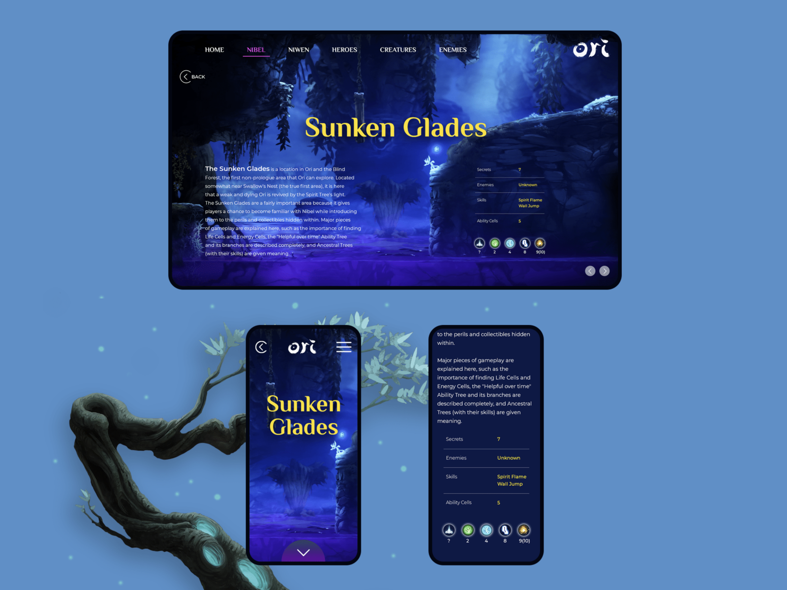 ORI. Game. UI/UX Design by Viktoria Gladkikh on Dribbble