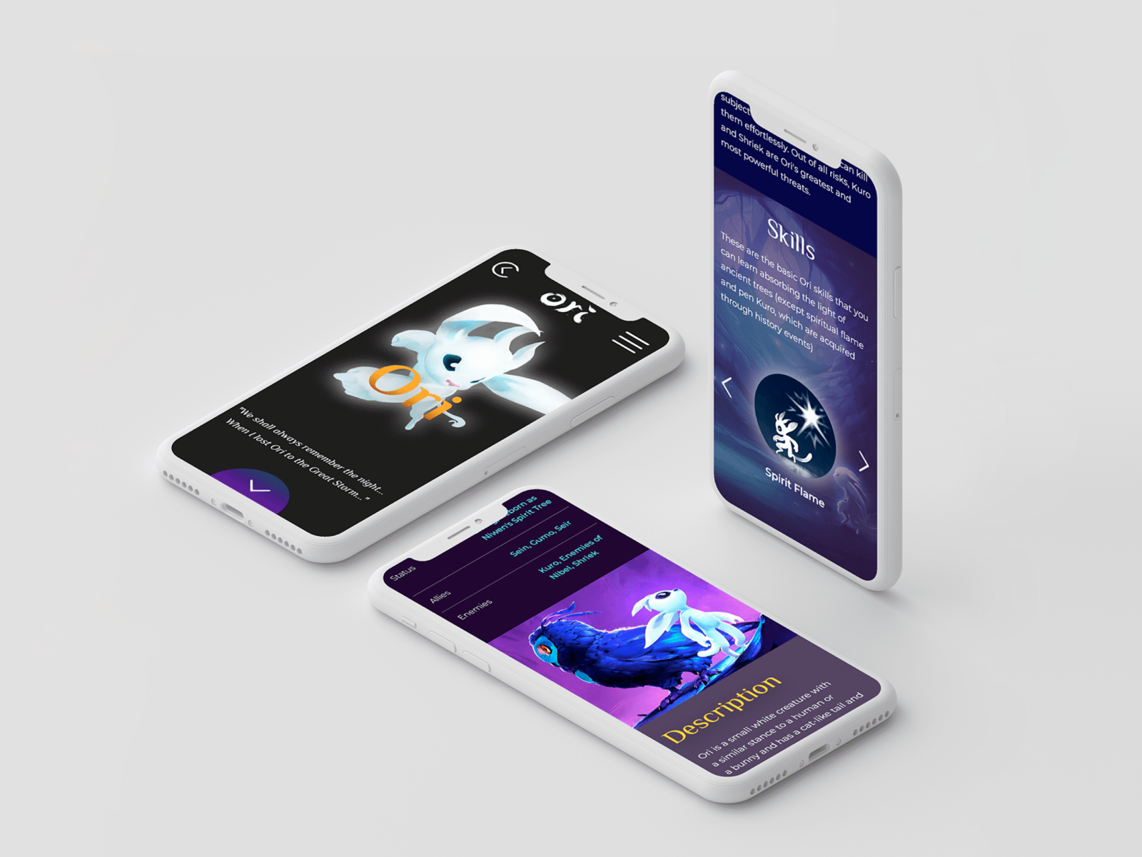 ORI. Game. UI/UX Design by Viktoria Gladkikh on Dribbble
