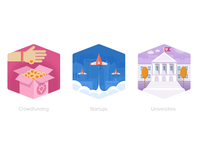 Topic illustrations part 2 by Zsolt Jakab on Dribbble