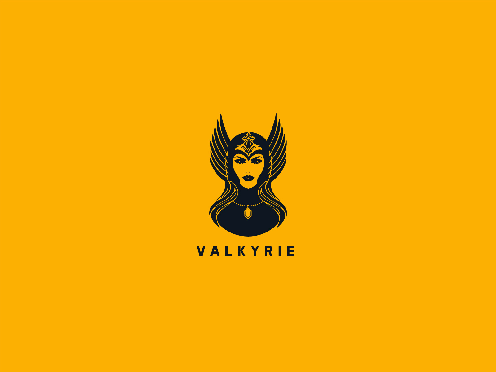 Valkyrie Logo by HUSSNAIN GRAPHICS on Dribbble