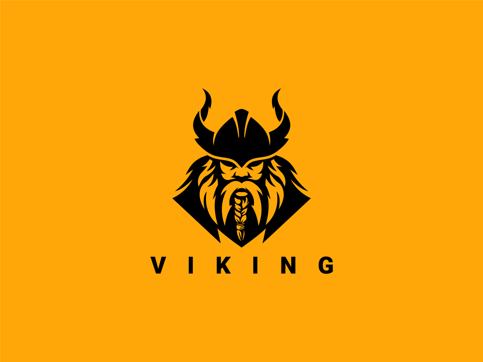 Viking Logo by HUSSNAIN GRAPHICS on Dribbble