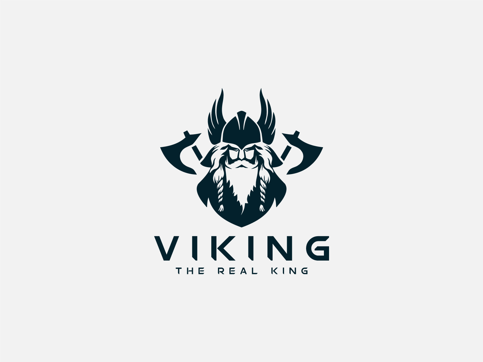 Viking Logo by HUSSNAIN GRAPHICS on Dribbble