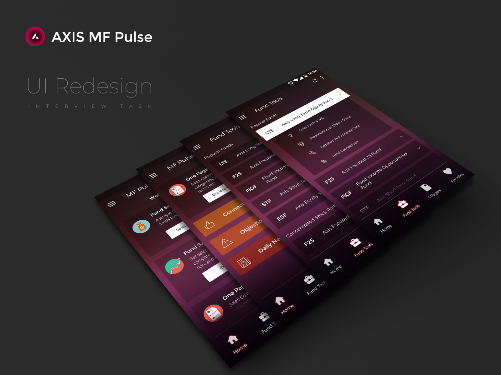 Axis MF Pulse | UI Redesign by Akarsh Kumar on Dribbble