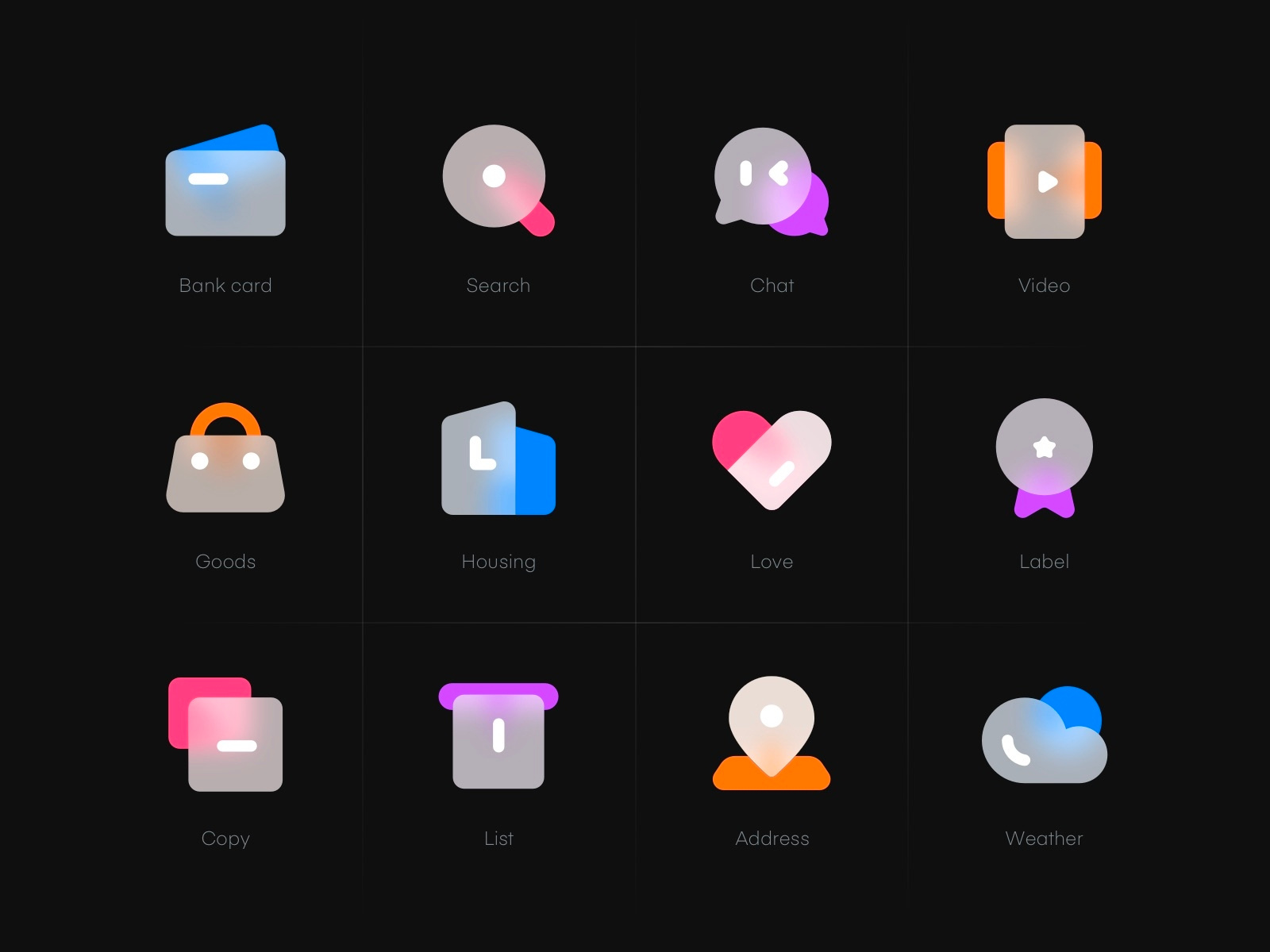 Hazy - Icon (Dark Mode) by Man King on Dribbble