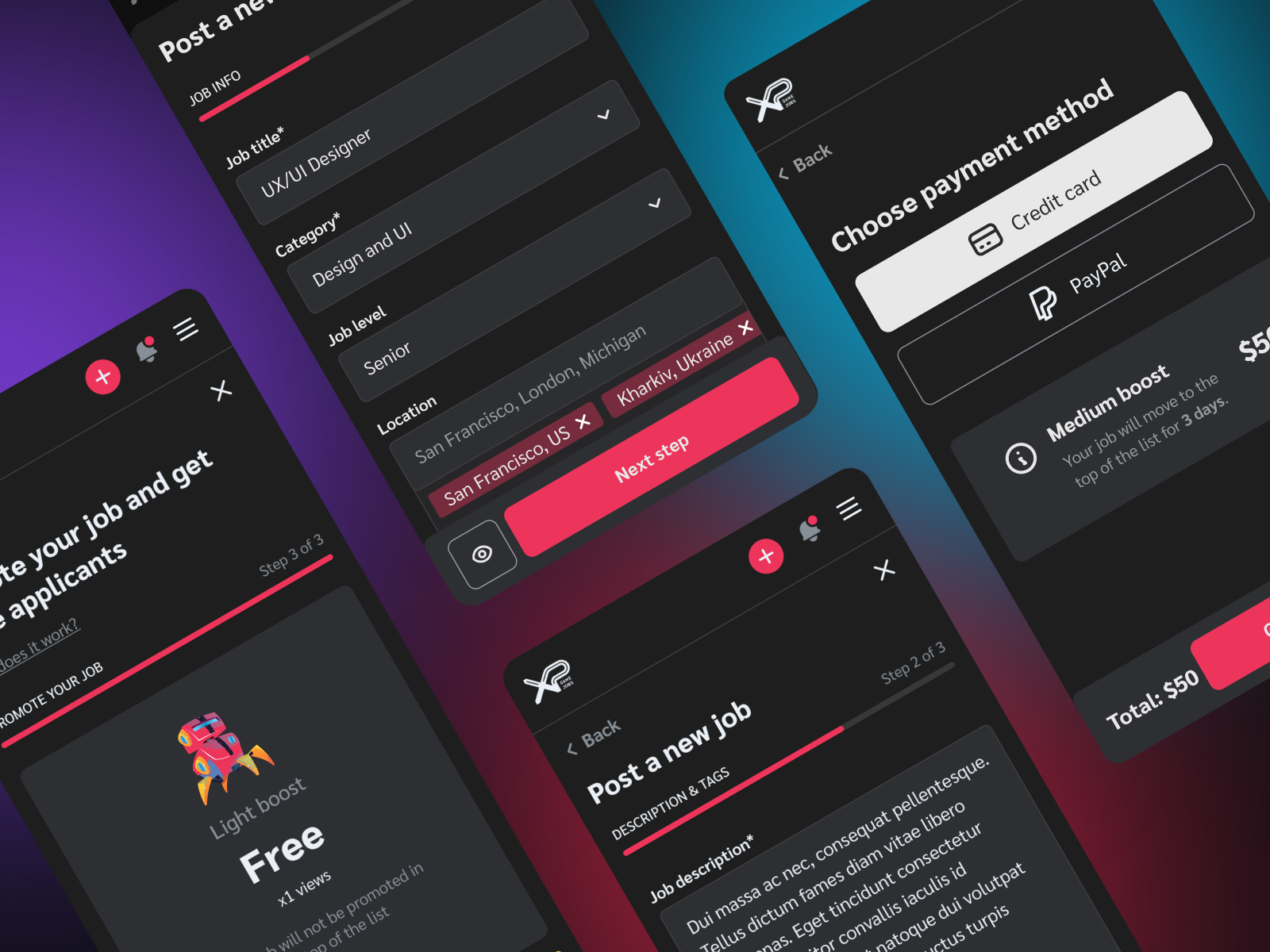 XP Game Jobs by Equal on Dribbble