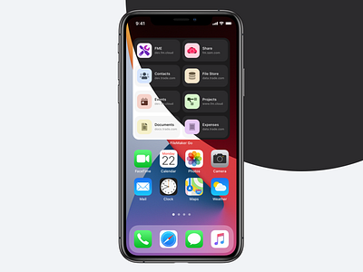 iOS FileMaker Go Widget Concept by Sam Reis for Bevl Software on Dribbble