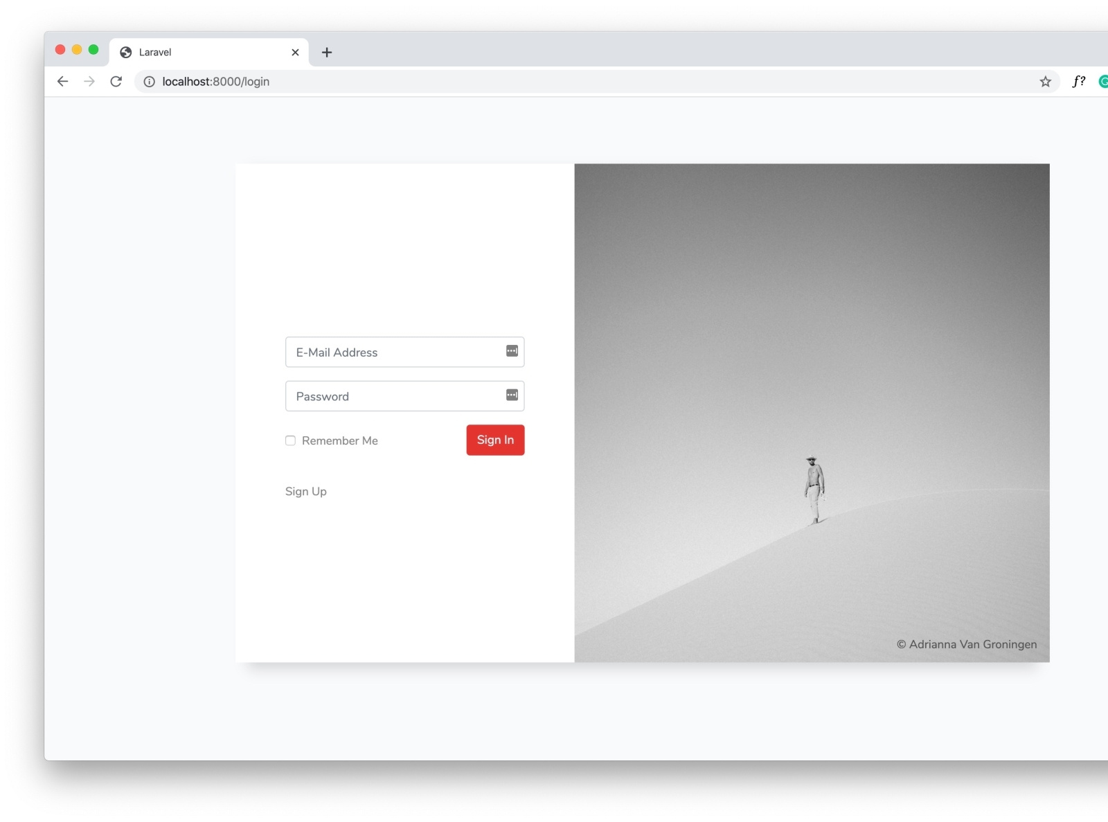 Login Page by Hasin Hayder on Dribbble