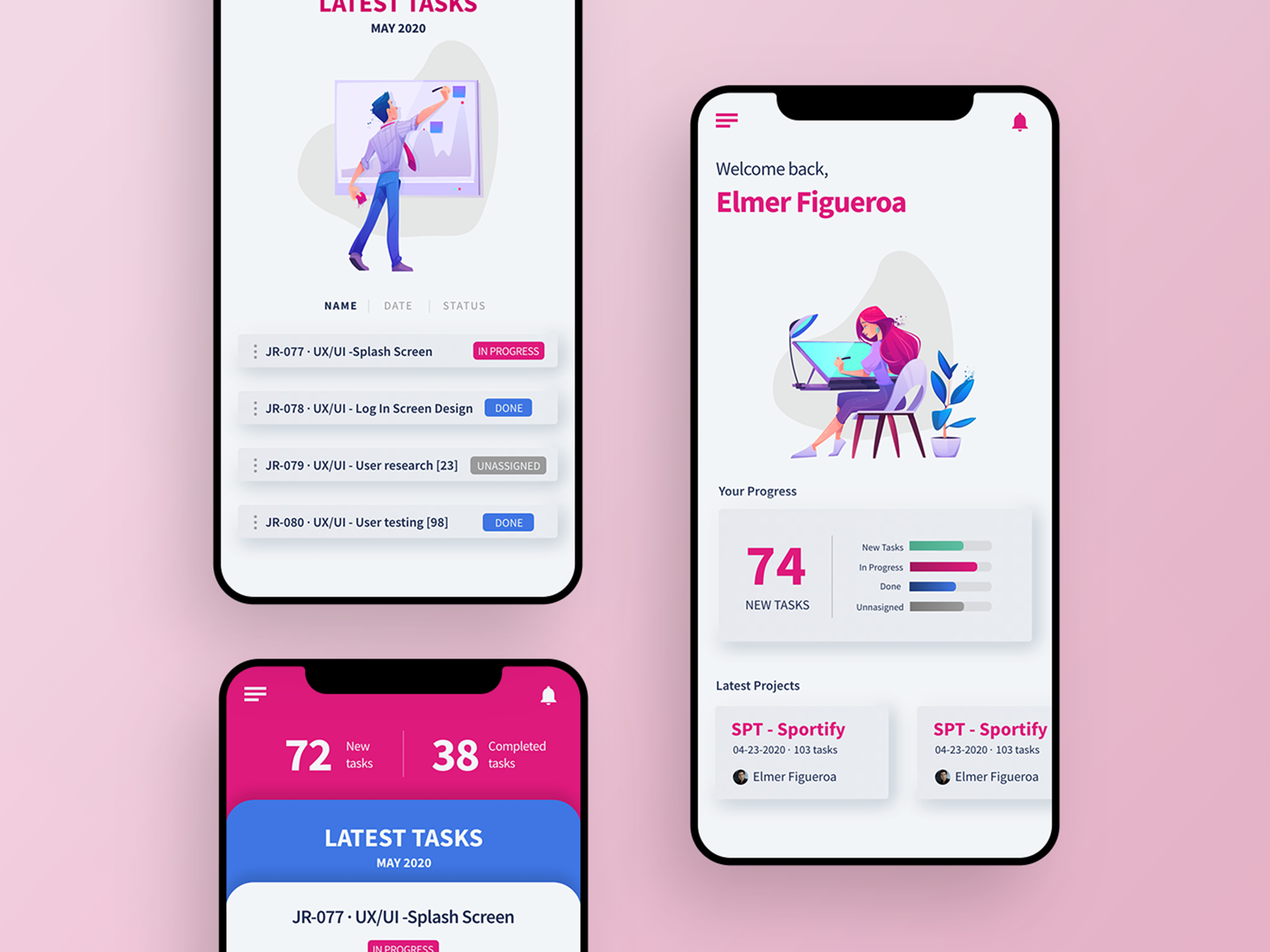 Task Organizer UI by Armando Gonzalez Cordova for Improving MX Product ...