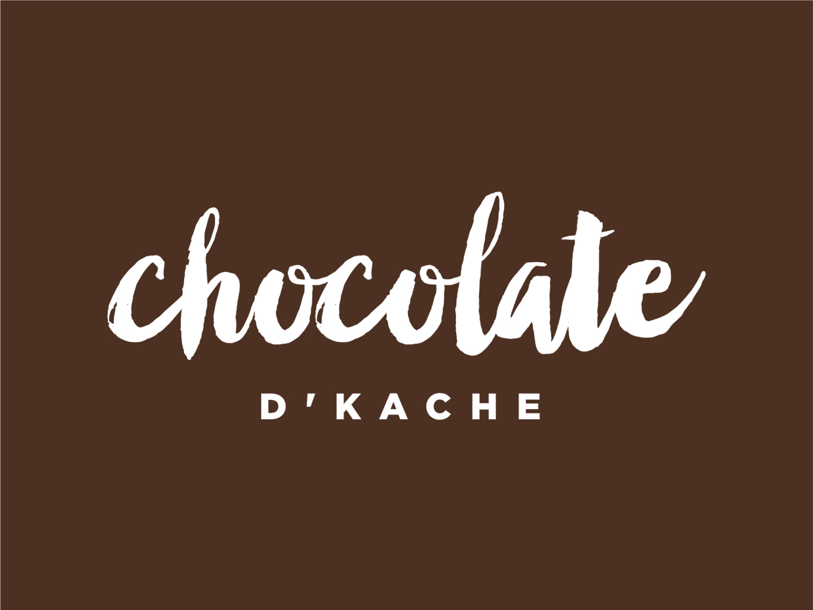 Chocolate D'Kache by Karla on Dribbble