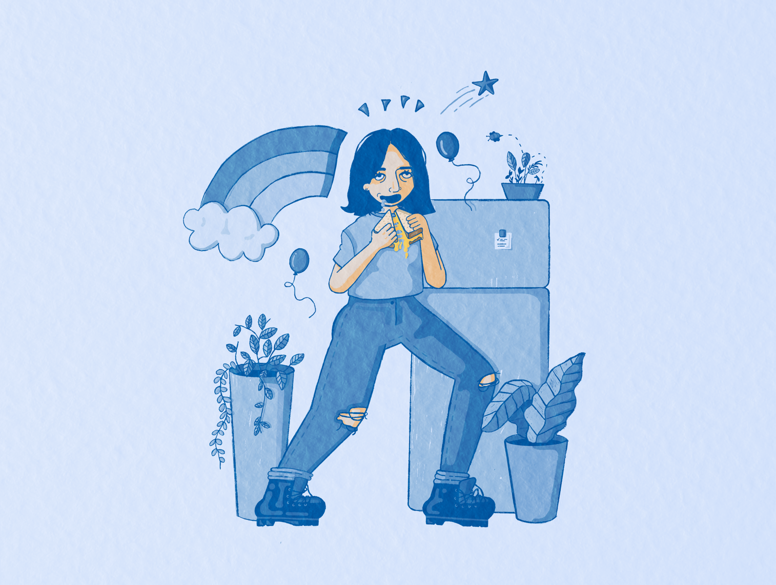 Grilled Cheese Quarantine By Brooke Winka On Dribbble