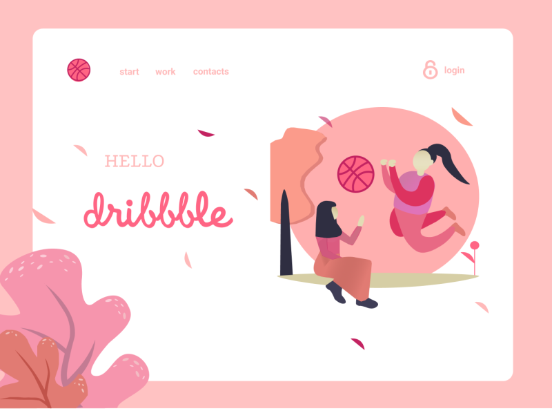 Hello Dribble! by Salsabila Azzakiya on Dribbble