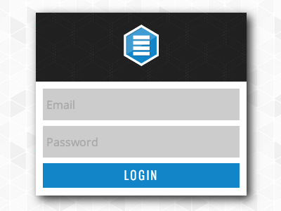 Login Module by Robbie Green on Dribbble