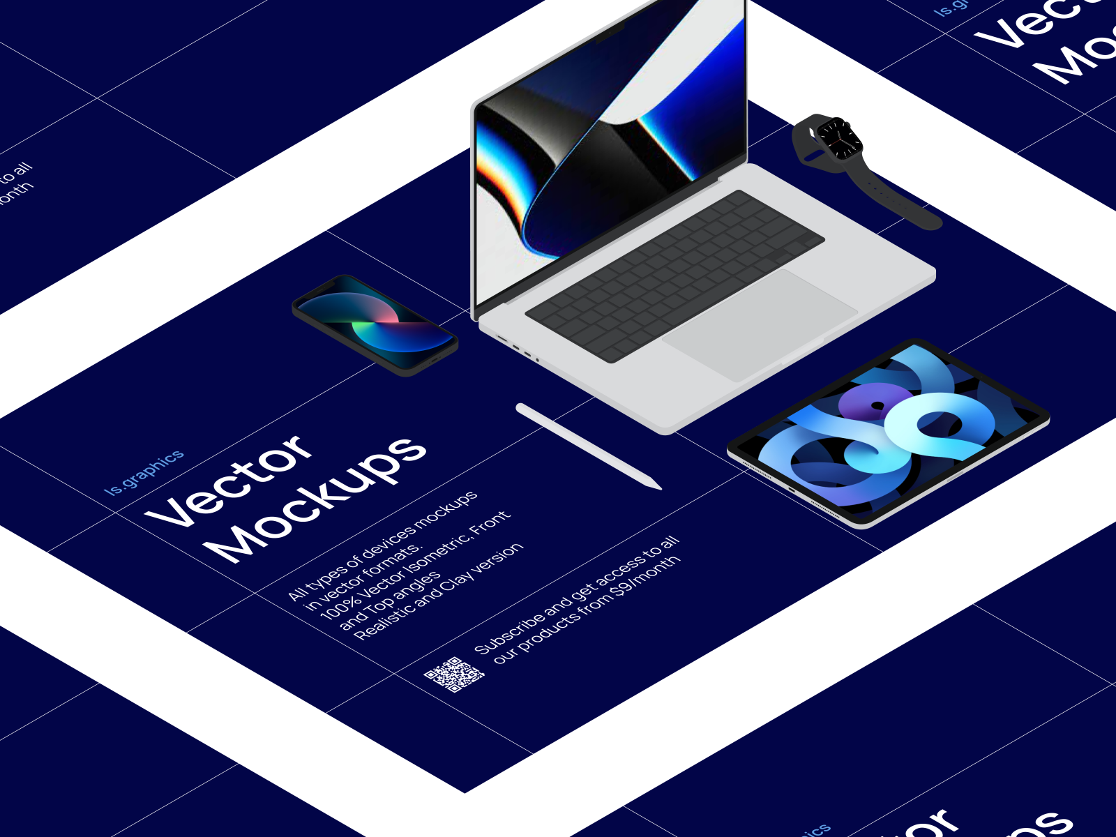 Vector Mockups📎 by Kat Pryma for ls.graphics on Dribbble