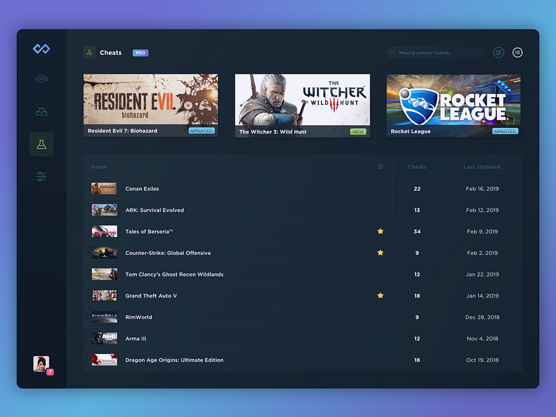 Cheats / Infinity by Mitchell Fox for Shapeshift on Dribbble