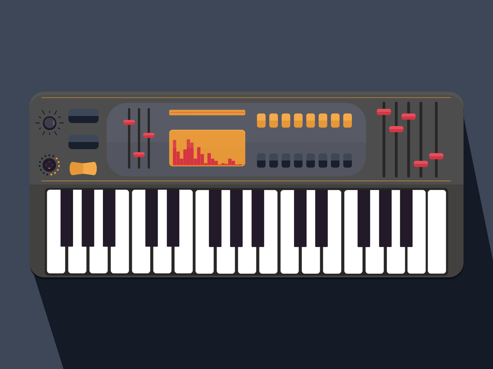 Synthesizer by Olga Smekalova on Dribbble