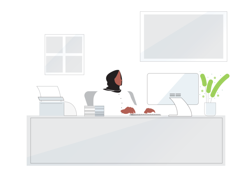 HR benefits screenshot from animation by Nathan Tamaki on Dribbble