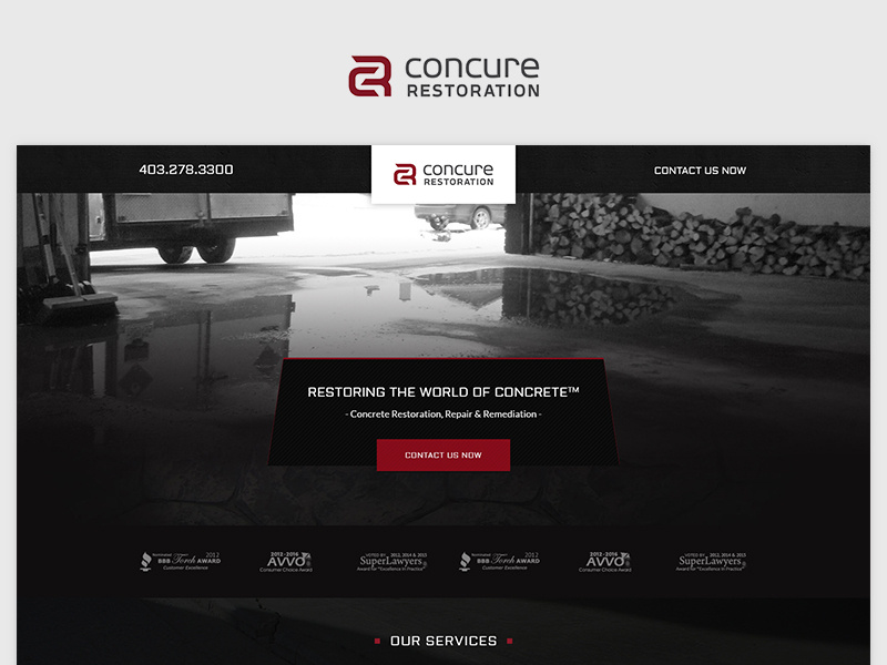 Concure Restoration By Andi G On Dribbble