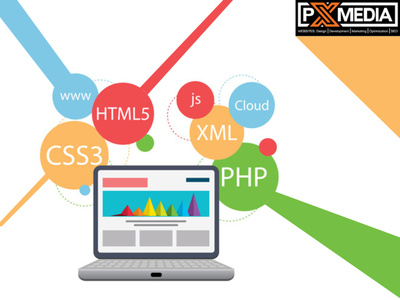 Website Design Company Los Angeles by PX Media on Dribbble